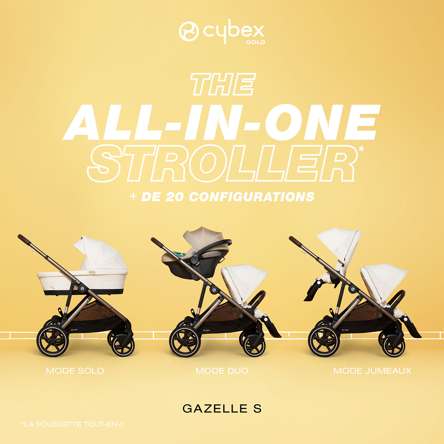 Poussette double Cybex | Revendeur officiel, livraison ultra rapide
