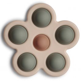 Jouet press toy flower de Mushie